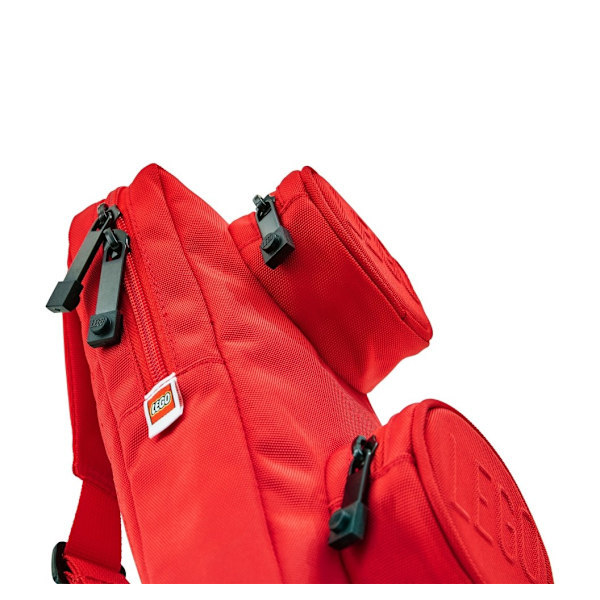 LEGO Brick 1x2 Sling Bag Bright Red | CDON