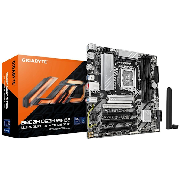 Moderkort Intel b860 express (lga1851, micro-atx, minne ddr5 ...