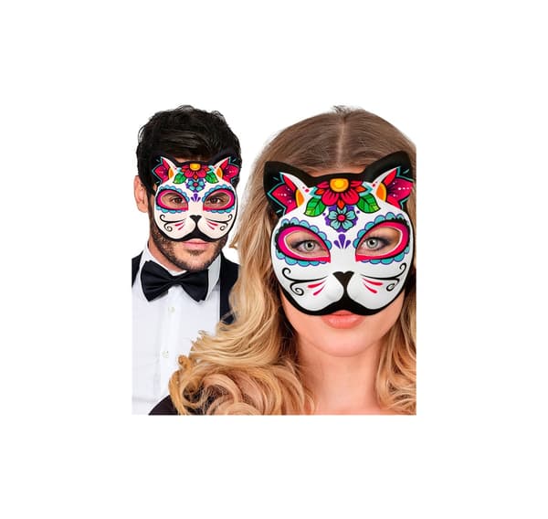 Mask Dia De Los Muertos Katt | CDON