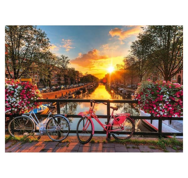 Ravensburger puslespill 1000 brikker Sykler i Amsterdam | CDON