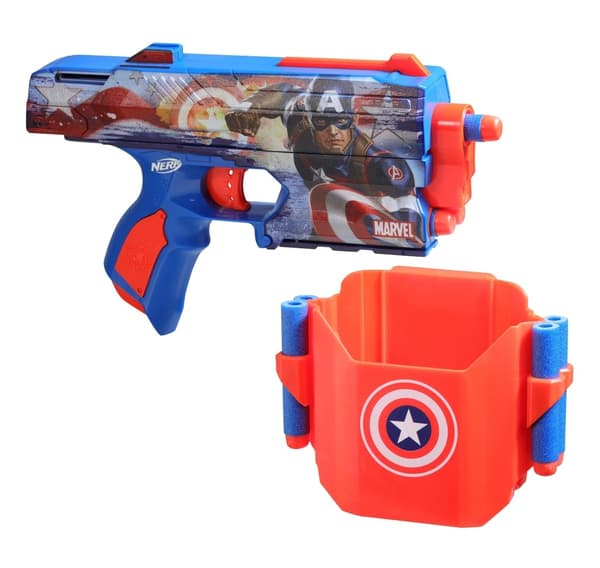 NERF Marvel Blaster Captain America | CDON