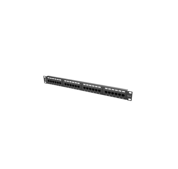 Lanberg, Patch Panel 24 port 1U 19" CAT.6 UTP, PPU6-1024-B | CDON