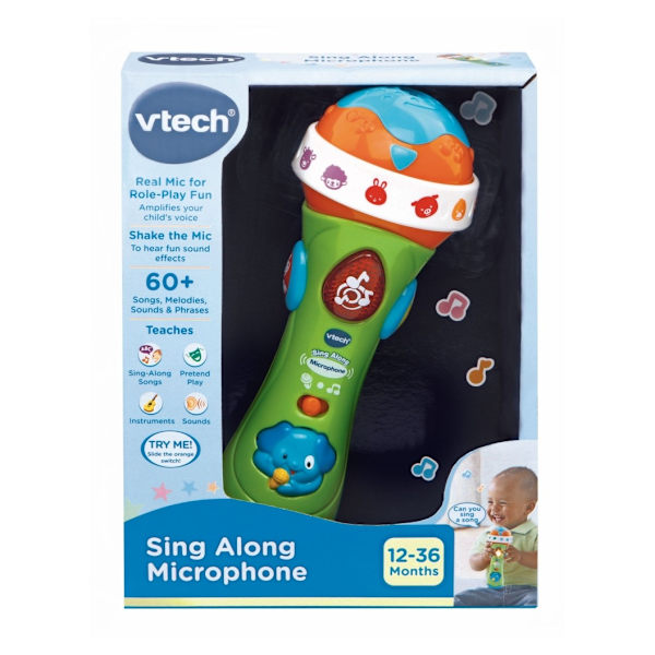 VTECH musikalsk leke Sing Along Microphone (på engelsk) | CDON