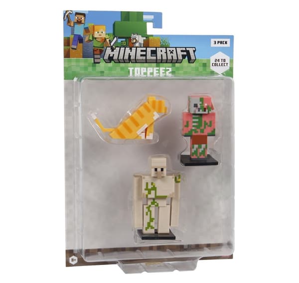 MINECRAFT 3D Pencil Toppers figurer 3-pack | CDON