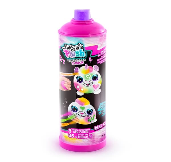 AIRBRUSH PLUSH - Neon mini mystery kit, 2 st | CDON