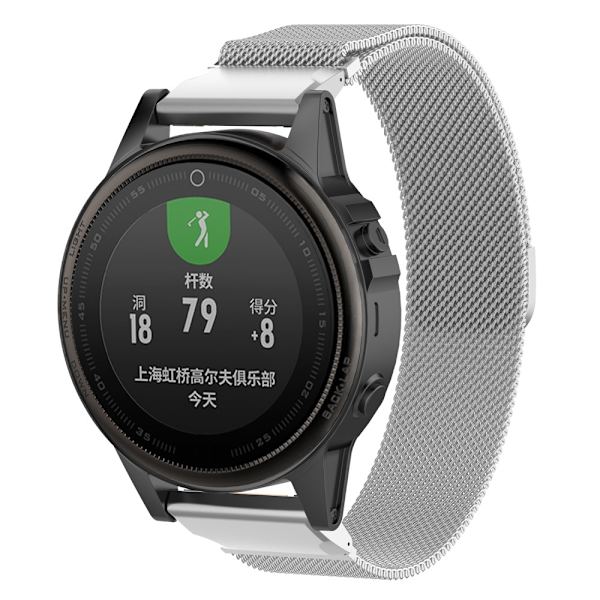 Milanese Loop Armband Garmin Fenix 8 43mm Silver | CDON