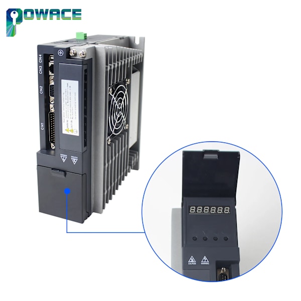 AC Servo Motor, 1,8 kW, 3000 RPM, 220 V, 18 A, 17-bit Magnetisk Encoder ...