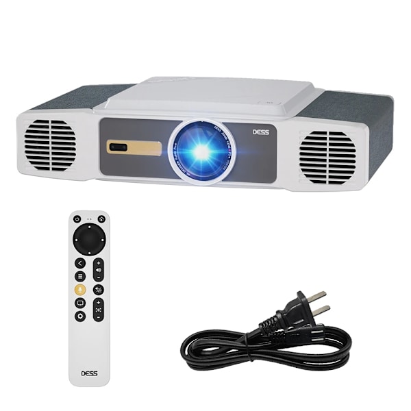 Projektor, 4K Video Support, Trådløs Forbindelse,Hvid, EU Stik | CDON