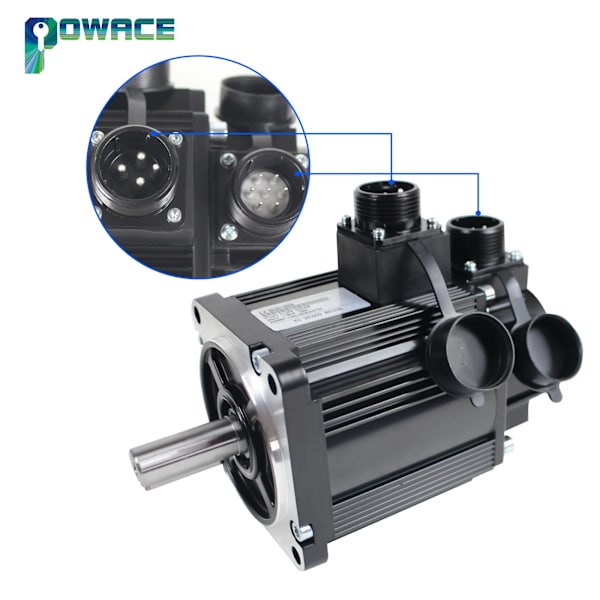 AC Servo Motor, 1,8 kW, 3000 RPM, 220 V, 18 A, 17-bit Magnetisk Encoder ...